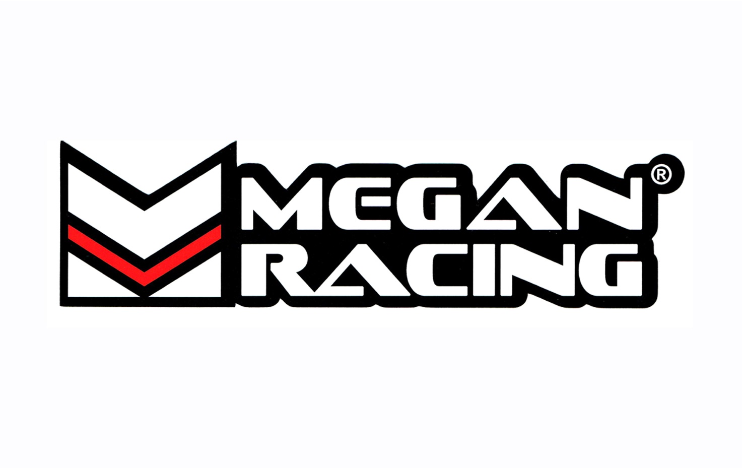 MEGAN RACING ロゴ型抜きステッカー Basic typeA - メーガンレーシングジャパン